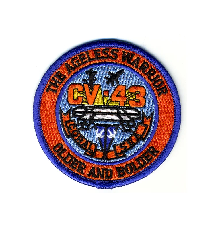 USS Coral Sea CV-43 Iron On Patch – US Navy Coins