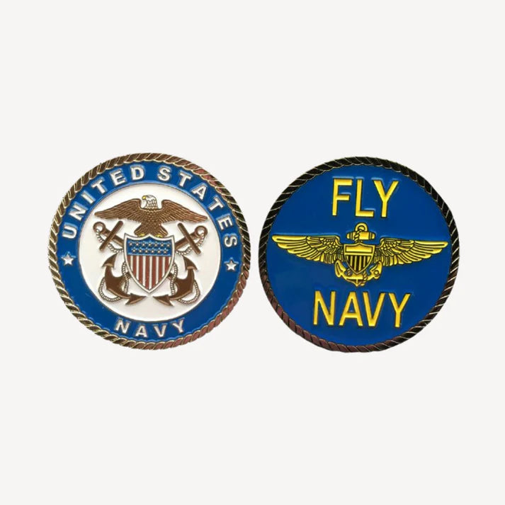 Fly Navy Challenge Coin – US Navy Coins