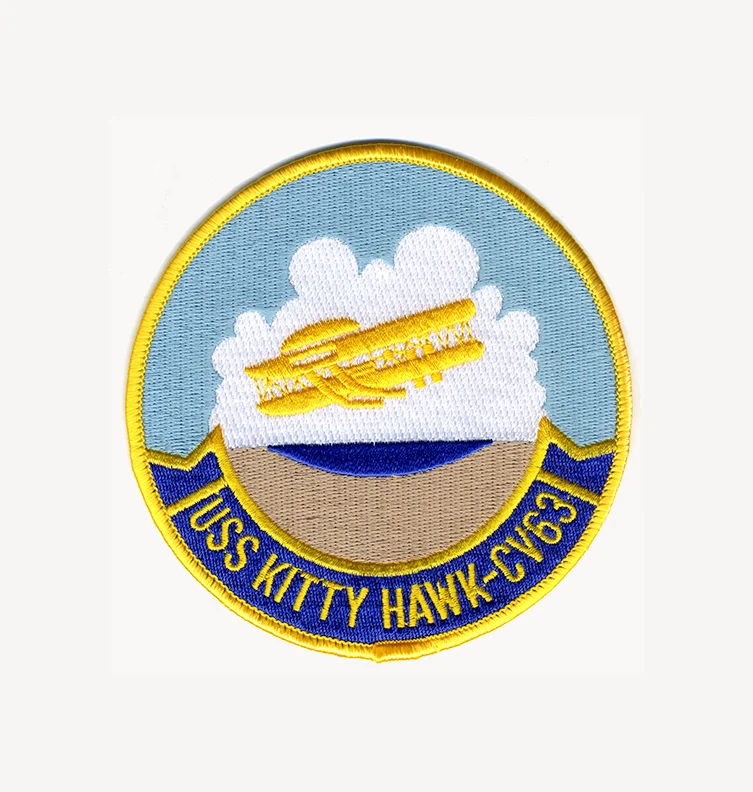USS Kitty Hawk CV 63 Iron On Patch – US Navy Coins