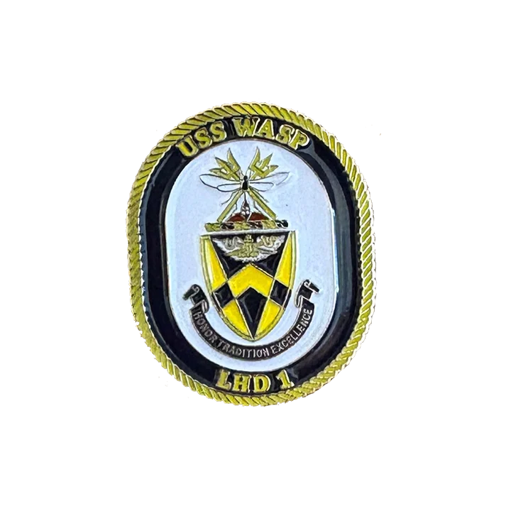 USS Wasp LHD 1 Pin – US Navy Coins